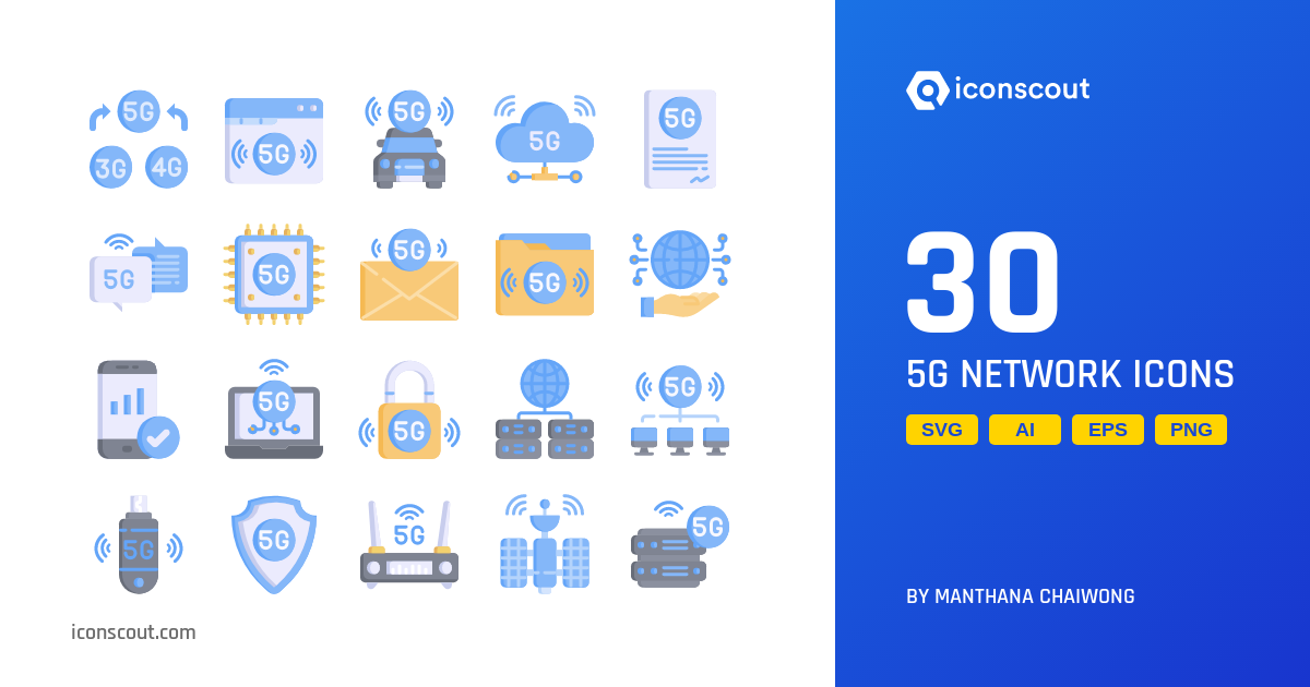 Download 5G Network Icon pack Available in SVG, PNG & Icon Fonts