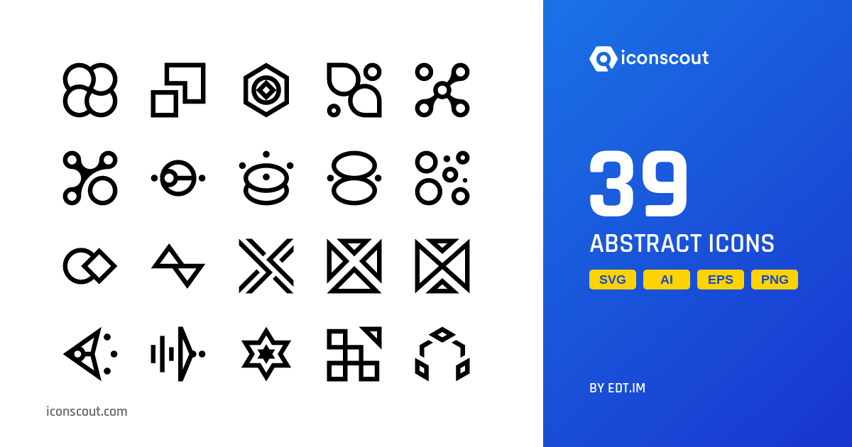 Abstract Icon Pack - 39 Free Download Design & Development Icons ...