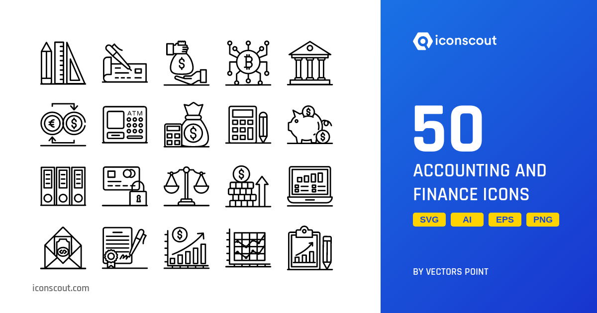 Download Accounting And Finance Icon pack Available in SVG, PNG & Icon ...