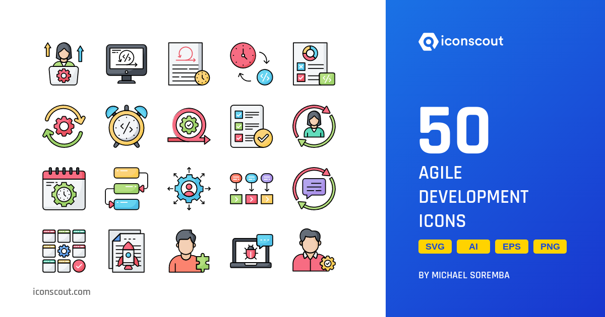 Download Agile Development Icon pack Available in SVG, PNG & Icon Fonts