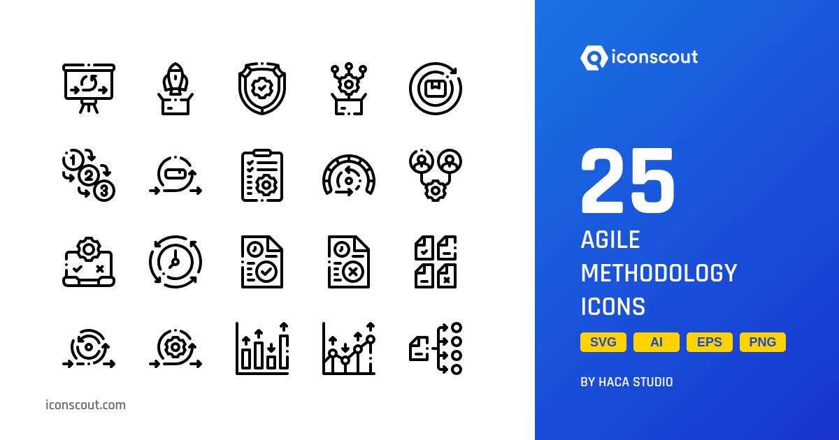 Download Agile Methodology Icon pack Available in SVG, PNG & Icon Fonts