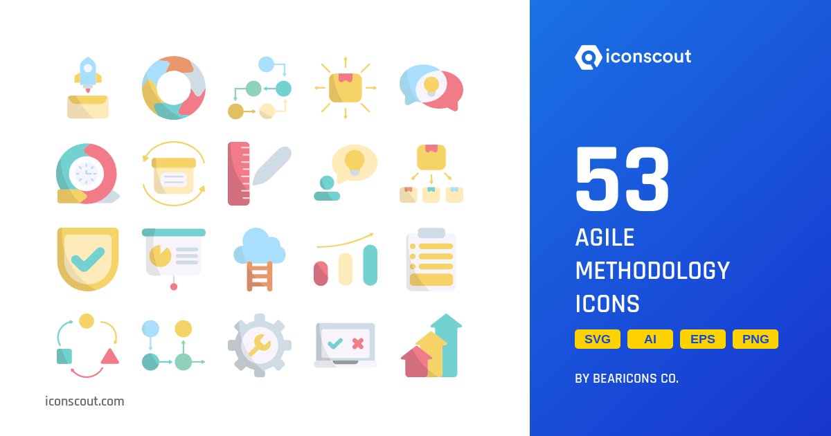 Download Agile Methodology Icon pack Available in SVG, PNG & Icon Fonts