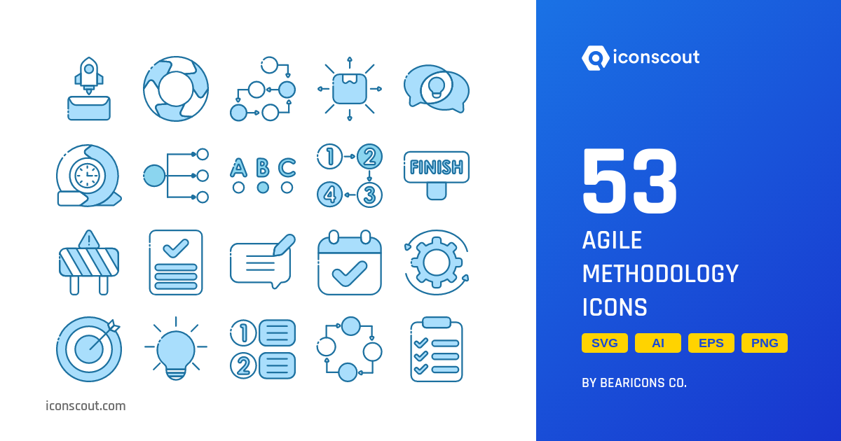 Download Agile Methodology Icon pack Available in SVG, PNG & Icon Fonts