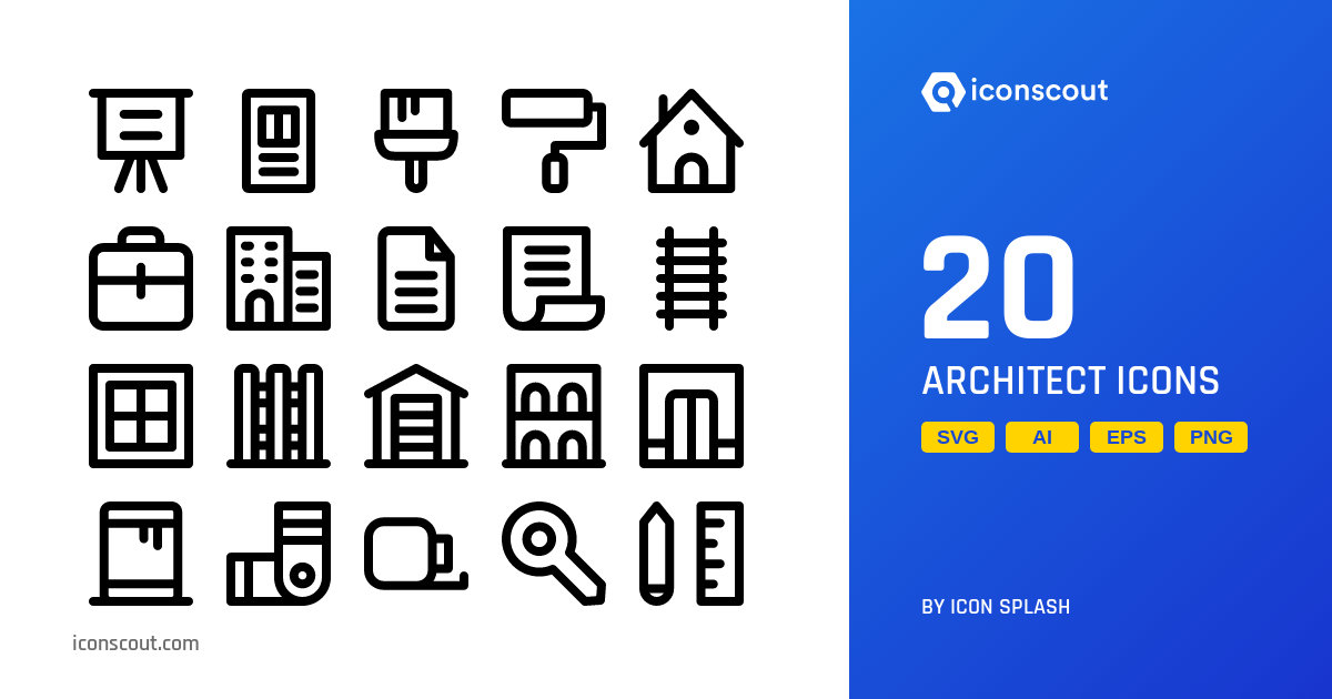 Download Architect Icon pack Available in SVG, PNG & Icon Fonts