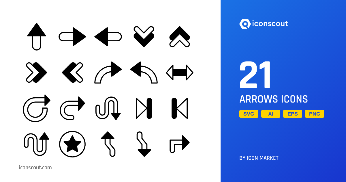 Download Arrows Icon pack Available in SVG, PNG & Icon fonts