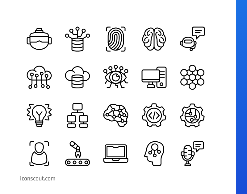 Download Artificial Intelligence Icon pack Available in SVG, PNG & Icon ...