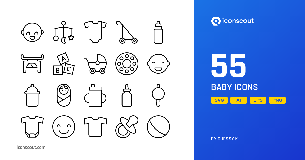 Download Baby Icon pack Available in SVG, PNG & Icon Fonts
