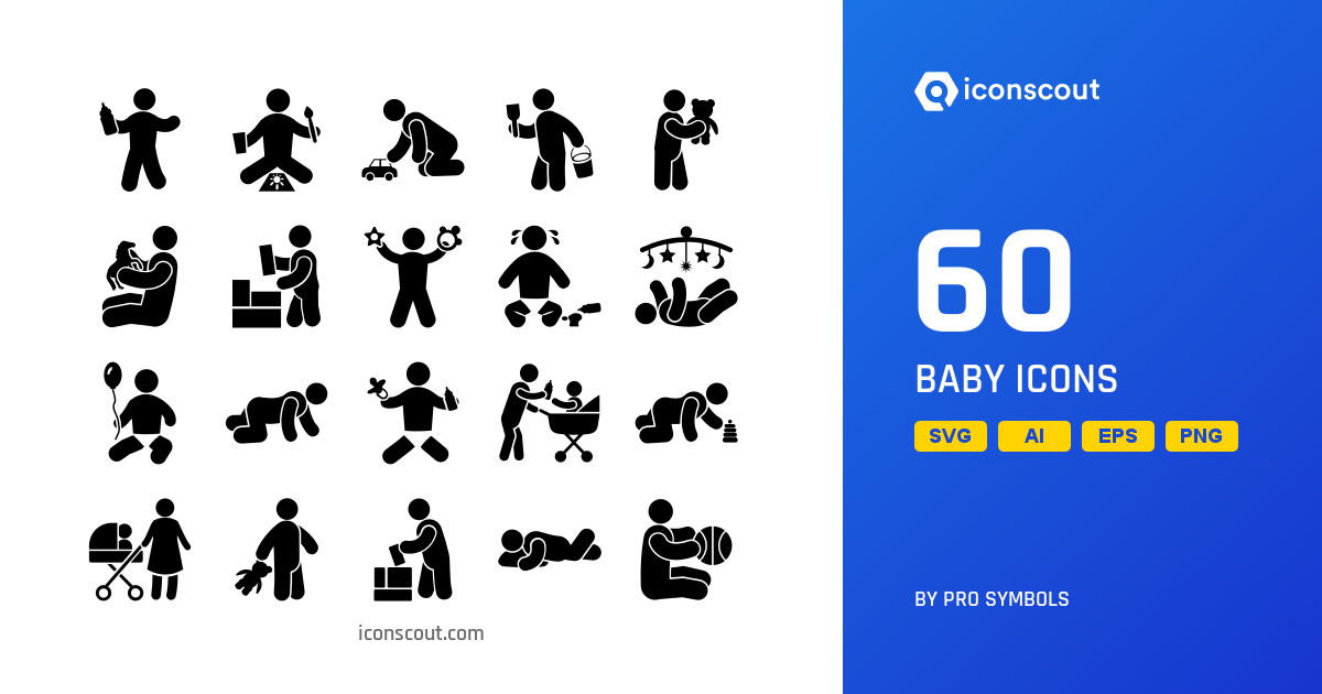 Download Baby Icon pack Available in SVG, PNG & Icon Fonts