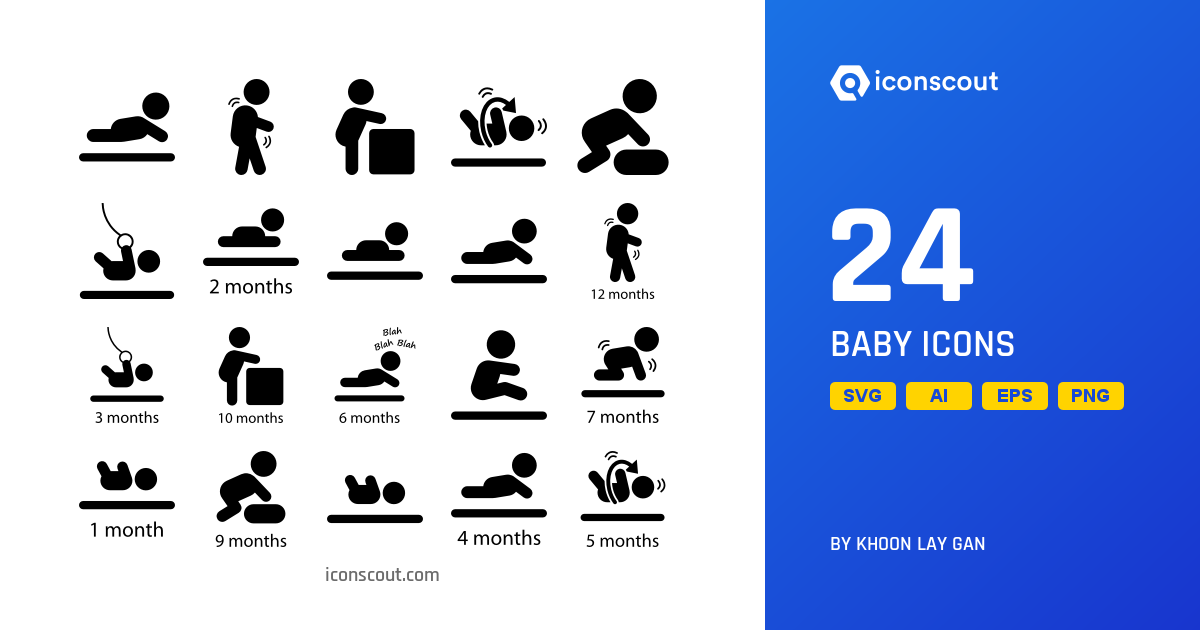 Download Baby Icon pack Available in SVG, PNG & Icon fonts
