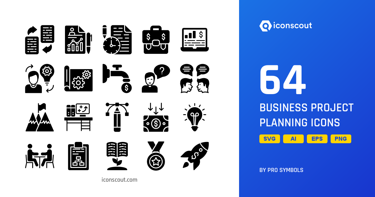 Download Business Project Planning Icon pack Available in SVG, PNG ...