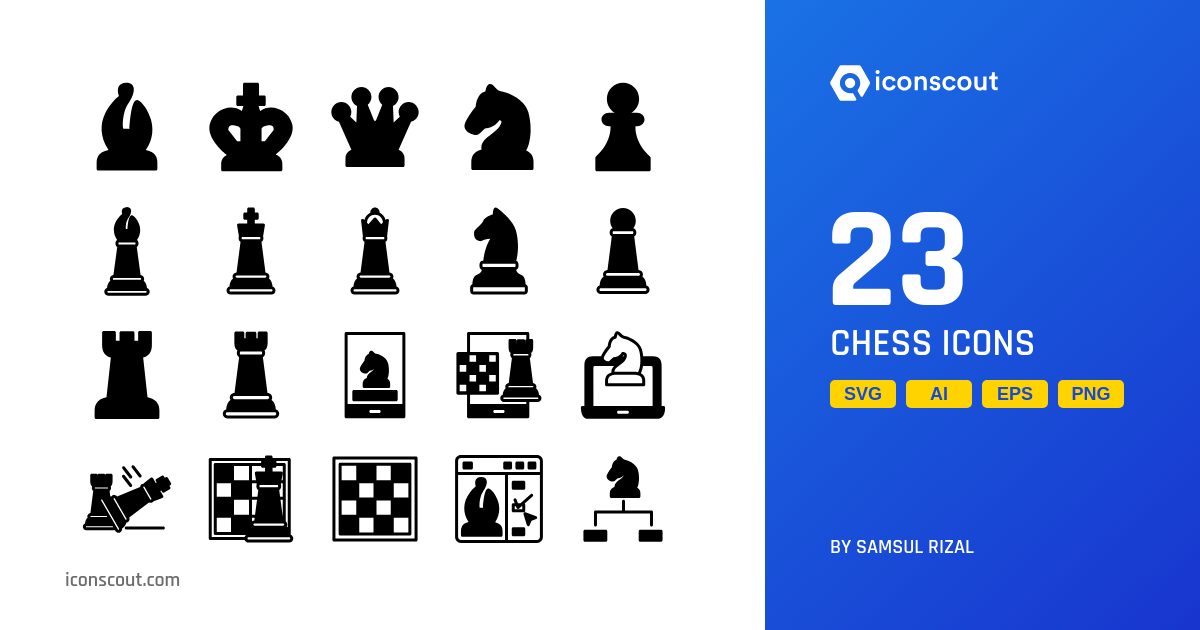 Chess Icon Pack - 23 Free Download Sports & Games Icons | IconScout