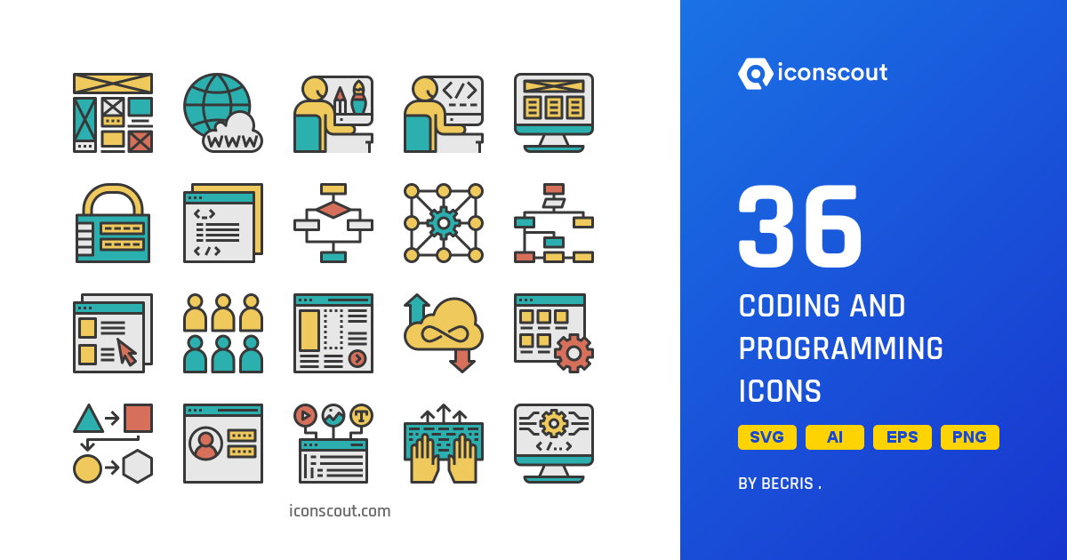 Coding And Programming Icon Pack - 36 Free Download Design ...
