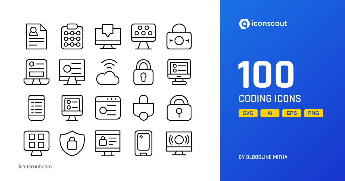 Coding Icon Pack - 100 Free Download User Interface Icons | IconScout