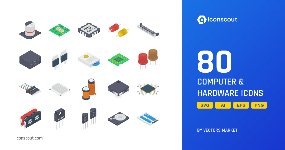 Download Computer & Hardware Icon pack Available in SVG, PNG & Icon Fonts