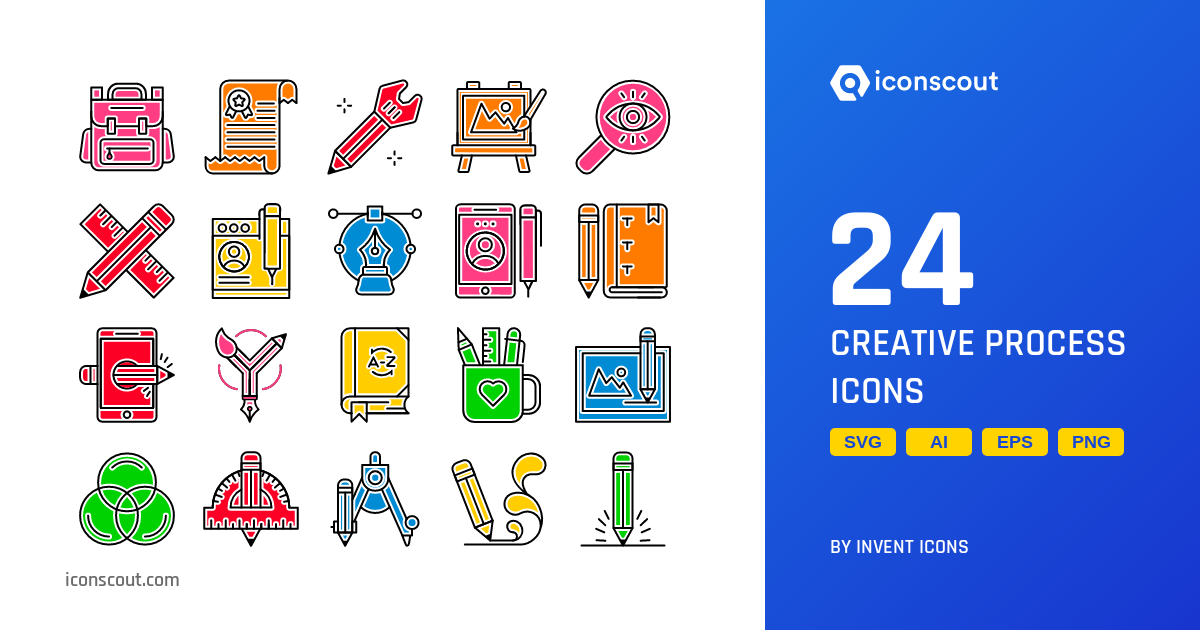 創造のプロセス Icon Pack - 24 Free Download 設計開発 Icons | IconScout