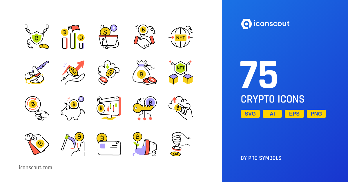 Crypto Icon Pack - 75 Free Download Business Icons | IconScout