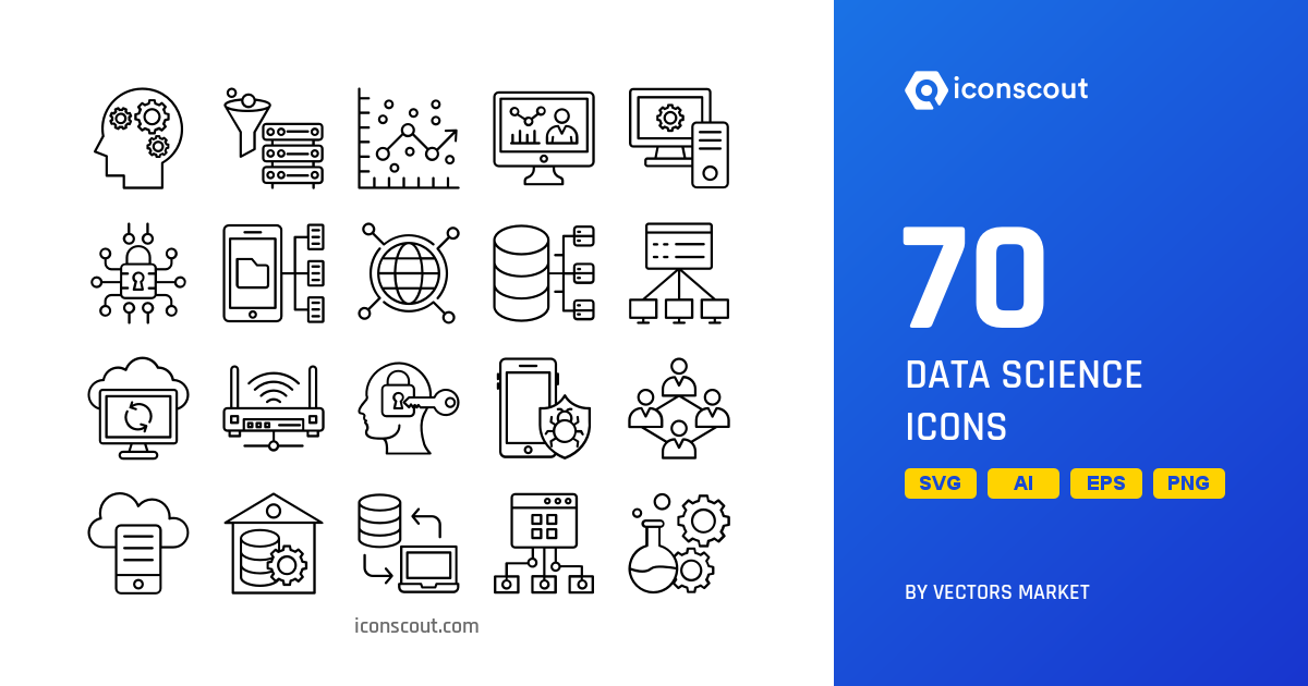 Download Data Science Icon pack Available in SVG, PNG & Icon Fonts