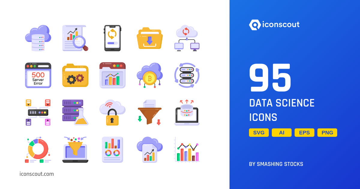 Data Science Icon Pack - 95 Free Download Business Icons | IconScout