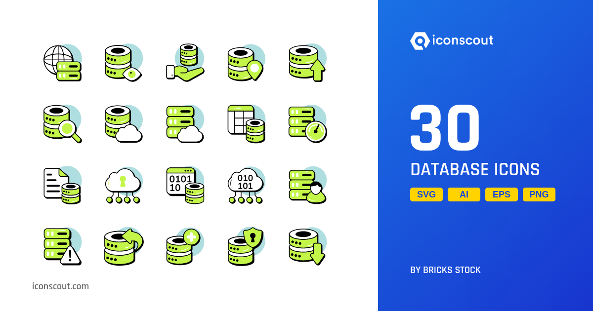 Database Icon Pack - 30 Free Download Miscellaneous Icons | IconScout