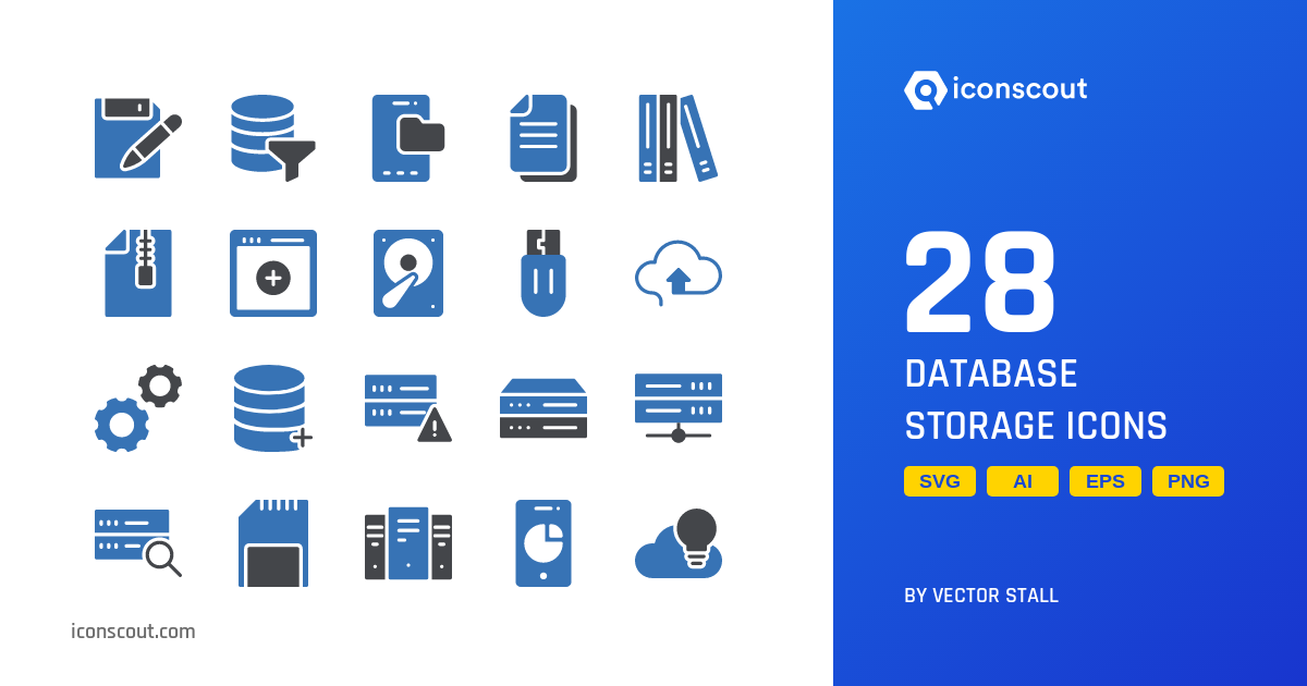 Database Storage Icon Pack - 28 Free Download Network & Communication ...
