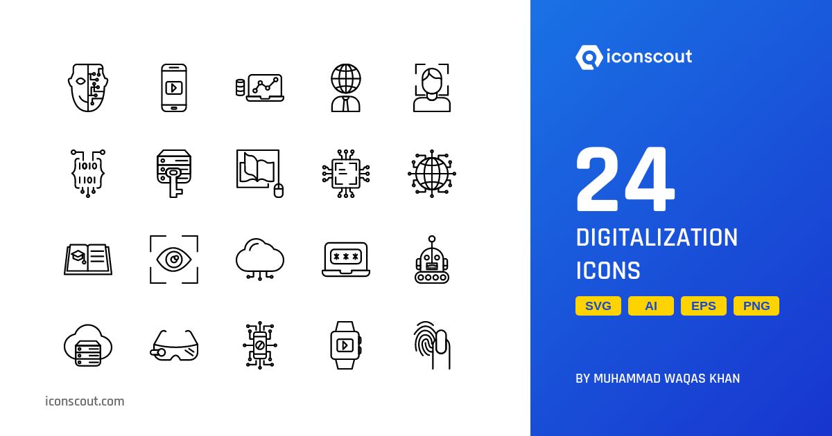 Digitalization Icon Pack - 24 Free Download Science & Technology Icons ... Digitalization Icon Pack - 24 Free Download Science & Technology Icons ...