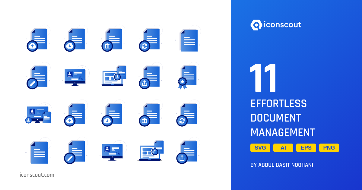 Effortless Document Management Icon Pack - 11 Files & Folders Gradient ... Effortless Document Management Icon Pack - 11 Files & Folders Gradient ...