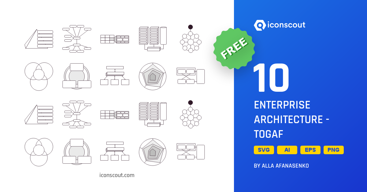Download Enterprise Architecture Togaf Preliminary Phase Icon Pack