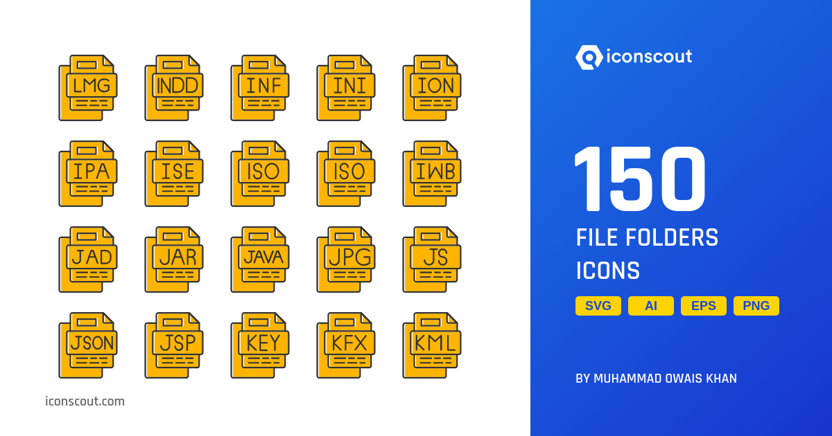 File Folders Icon Pack - 150 Free Download Files & Folders Icons ...