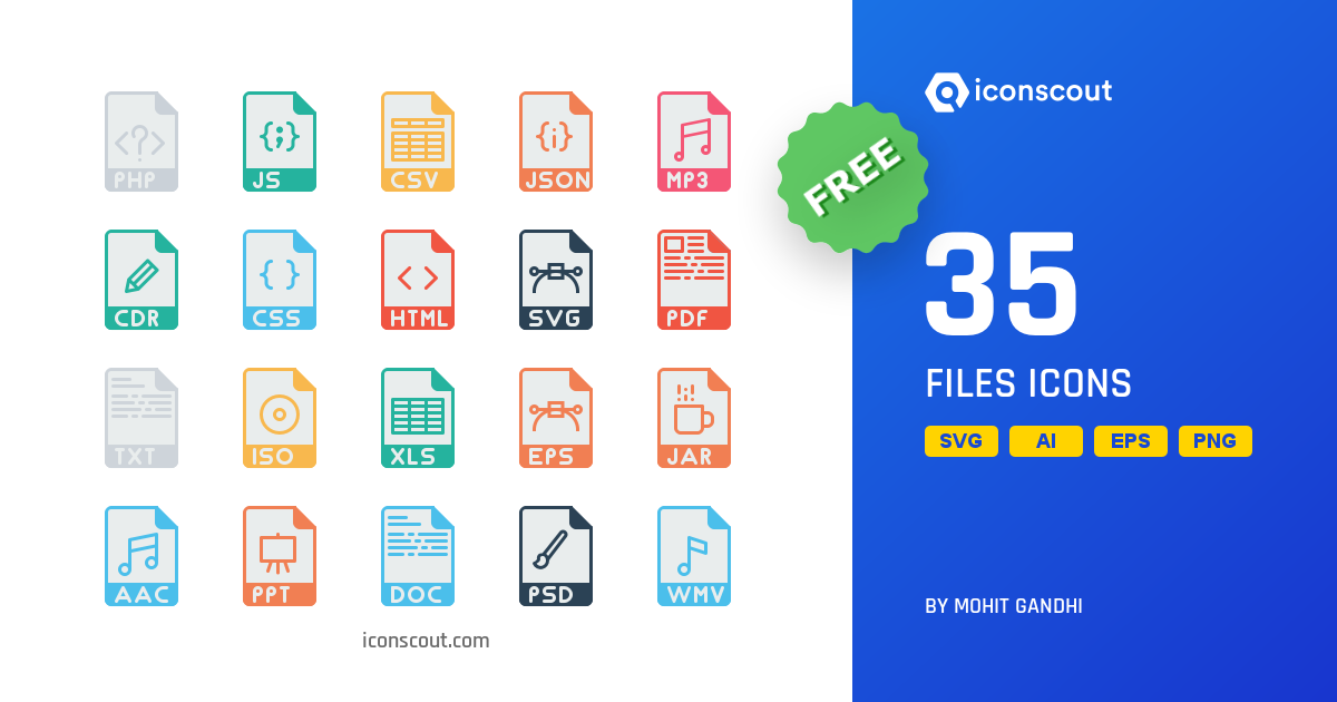 Files Icon Pack - 35 Free Download Files & Folders Icons | IconScout