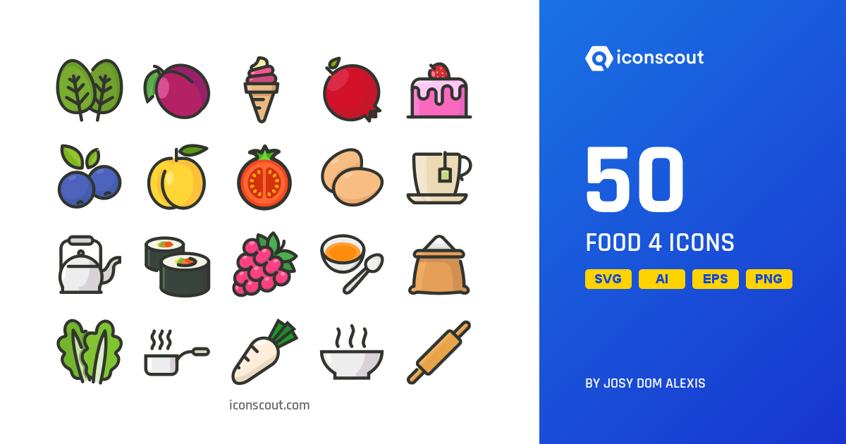 Food 4 Icon Pack - 50 Free Download Agriculture Icons | IconScout