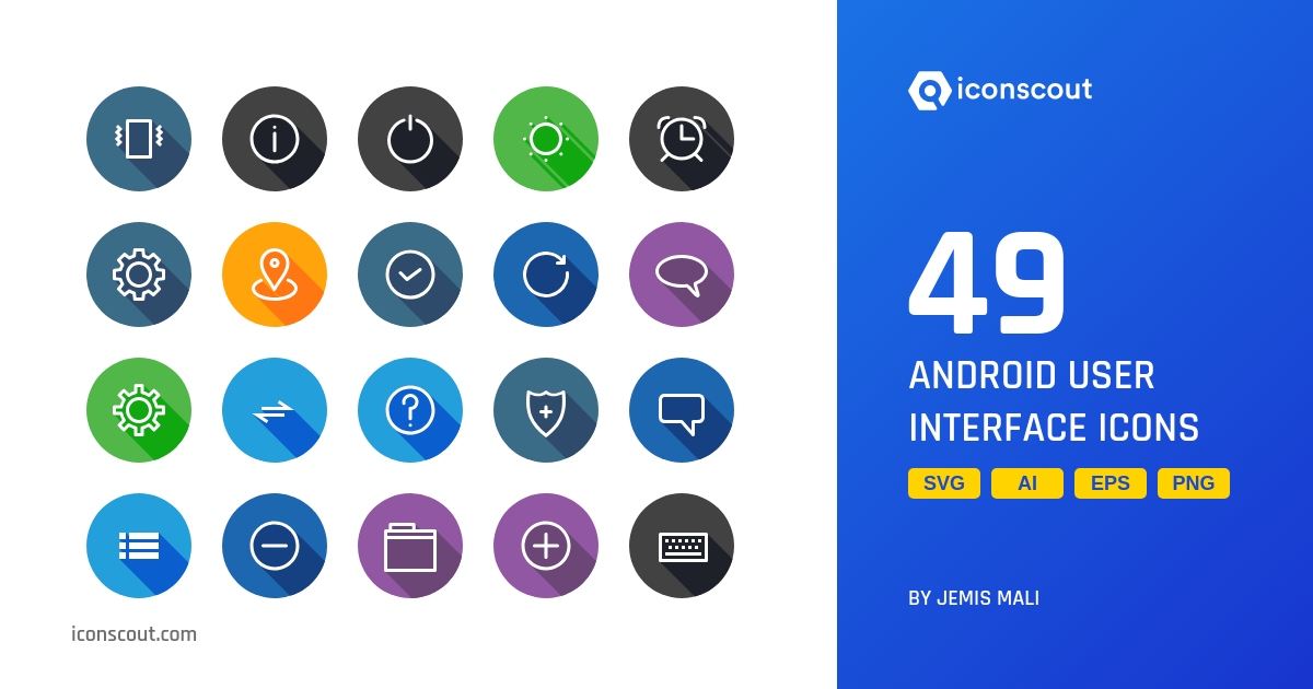 Free Android User Interface Icon Pack - 49 Free Download User Interface ...