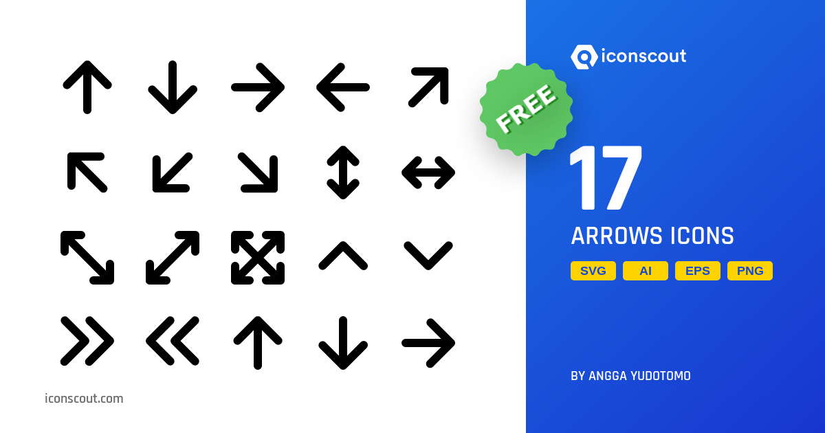 Free Arrows Icon Pack - 17 Free Download Sign & Symbols Icons | IconScout