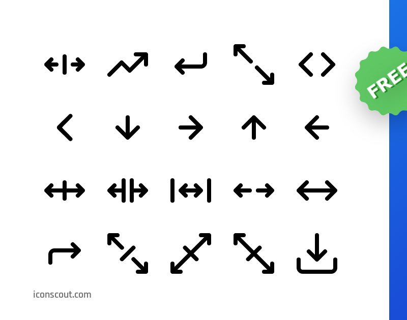 Free Arrows Icon Pack - 89 Free Download Sign & Symbols Icons | IconScout