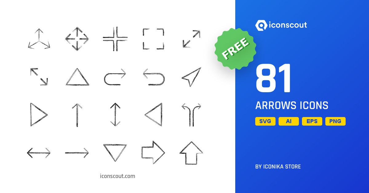 Free Arrows Icon Pack - 81 Free Download Sign & Symbols Icons | IconScout