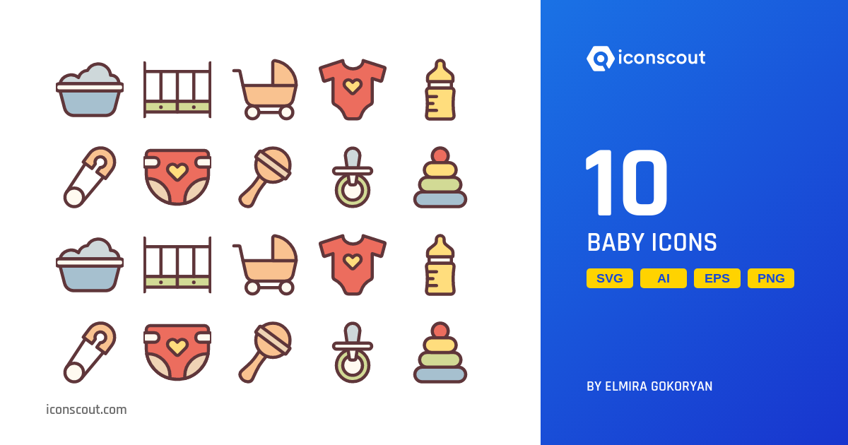 Download Baby Icon pack Available in SVG, PNG & Icon Fonts