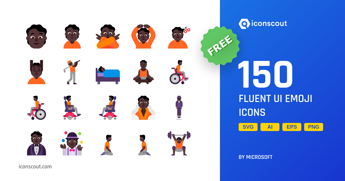 Free Fluent Ui Emoji Icon Pack - 150 Free Download Sign & Symbols Icons ...
