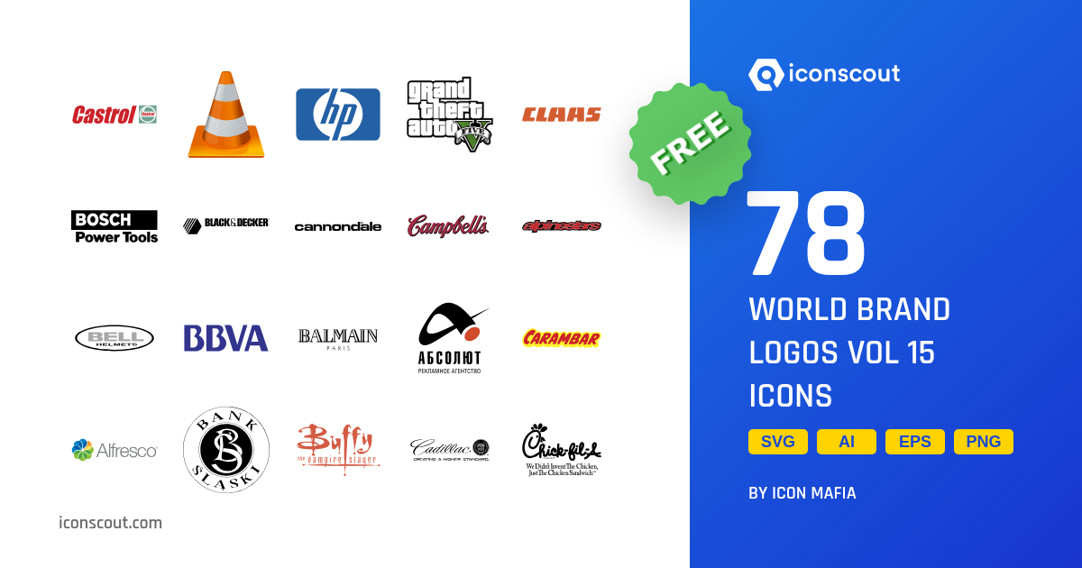 Pacchetto Loghi Dei Marchi Mondiali Vol 15 Icon a Free - Download Gratuito di 78 Loghi Icons ...