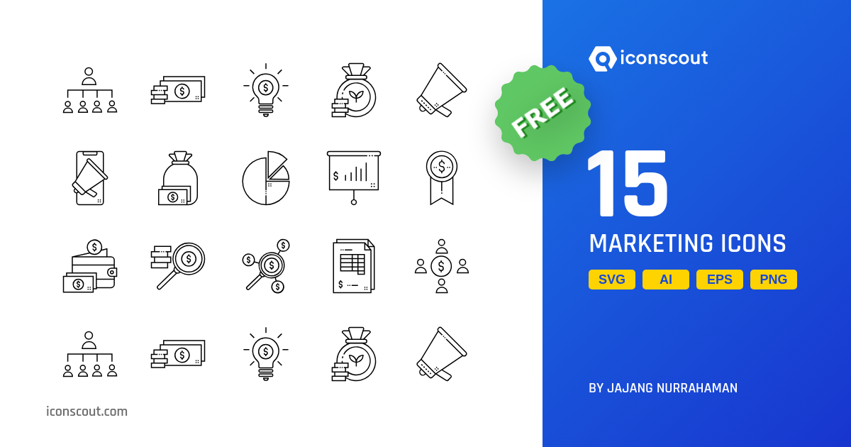 Free Marketing Icon Pack - 15 Free Download Business Icons | IconScout