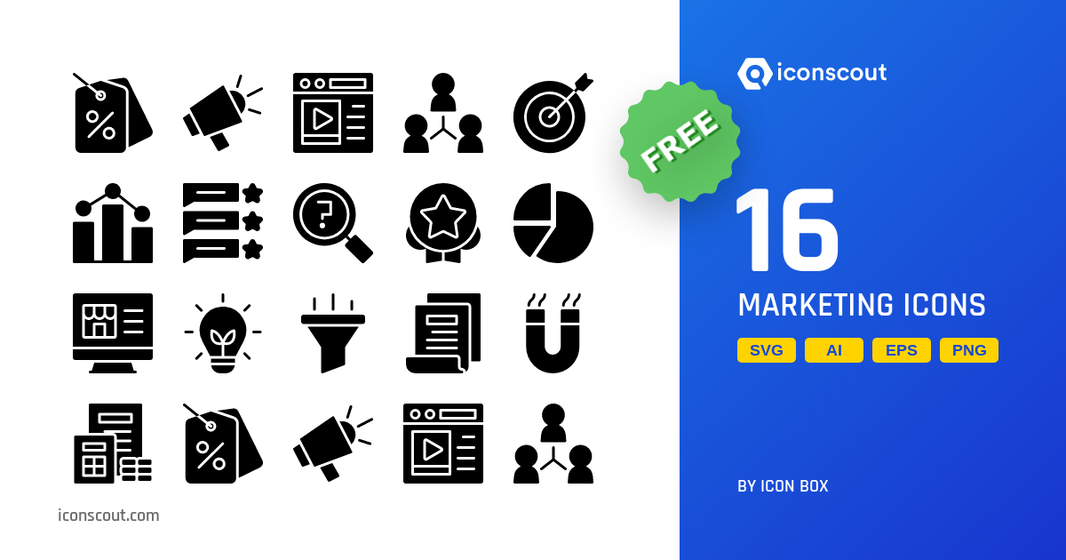 Free Marketing Icon Pack - 16 Free Download Business Icons | IconScout