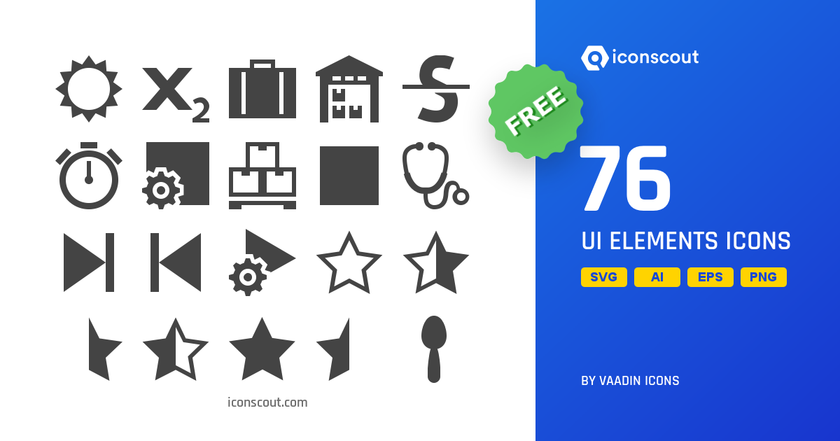 Download Ui Elements Icon Pack Available In Svg Png And Icon Fonts