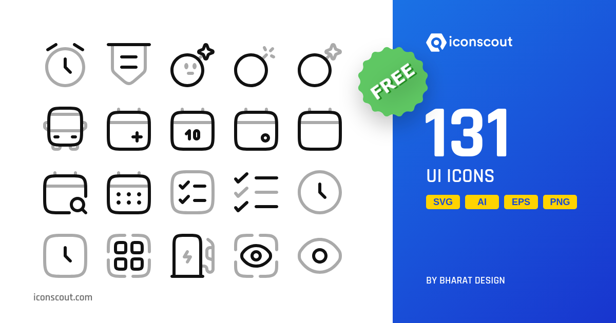 Free UI Icon Pack - 131 Free Download User Interface Icons | IconScout