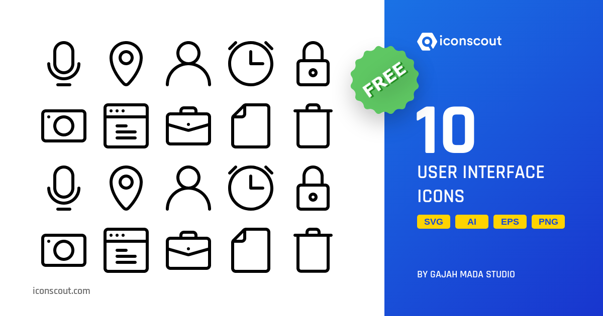 Free User Interface Icon Pack - 10 Free Download User Interface Icons ...
