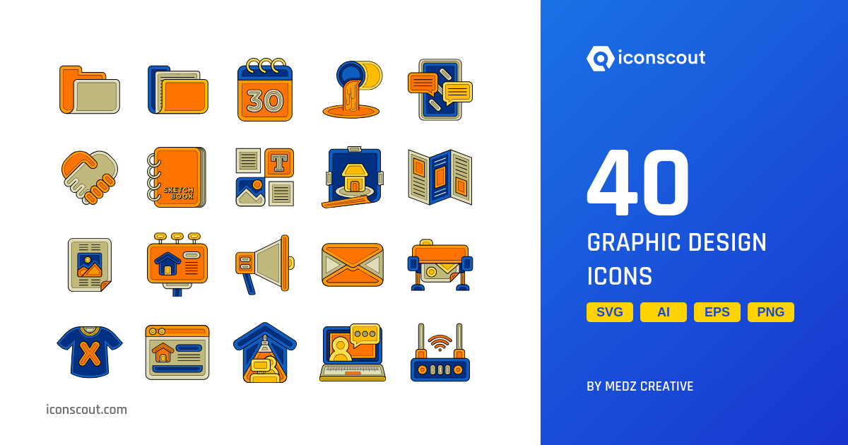 Graphic Design Icon Pack - 40 Free Download Design & Development Icons ...
