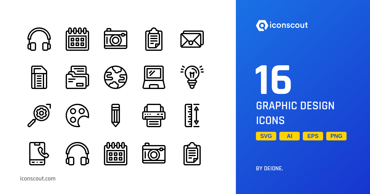 Graphic Design Icon Pack - 16 Free Download Design & Development Icons ...