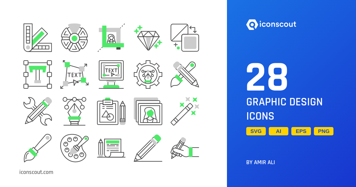 Graphic Design Icon Pack - 28 Free Download Design & Development Icons ...