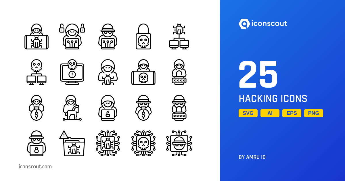 Download Hacking Icon pack Available in SVG, PNG & Icon Fonts