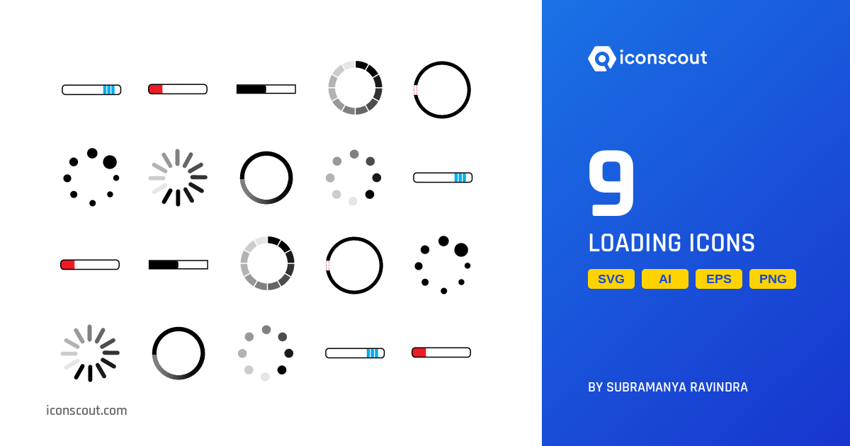 Loading Icon Pack - 9 Free Download Sign & Symbols Icons | IconScout