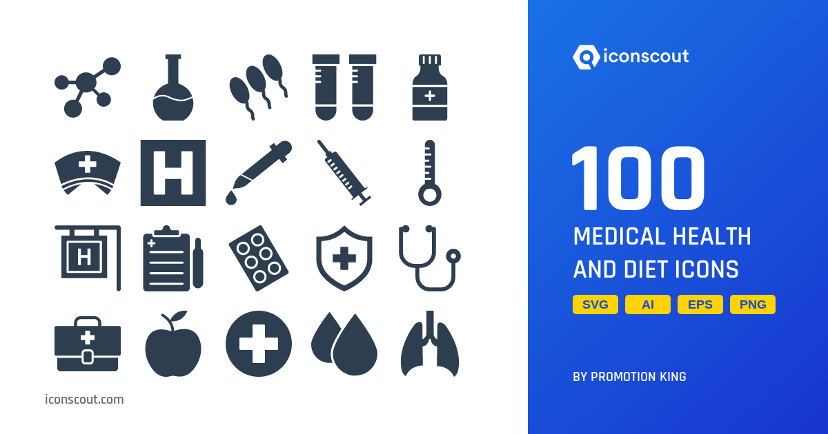 Download Medical Health And Diet Icon pack Available in SVG, PNG & Icon ...