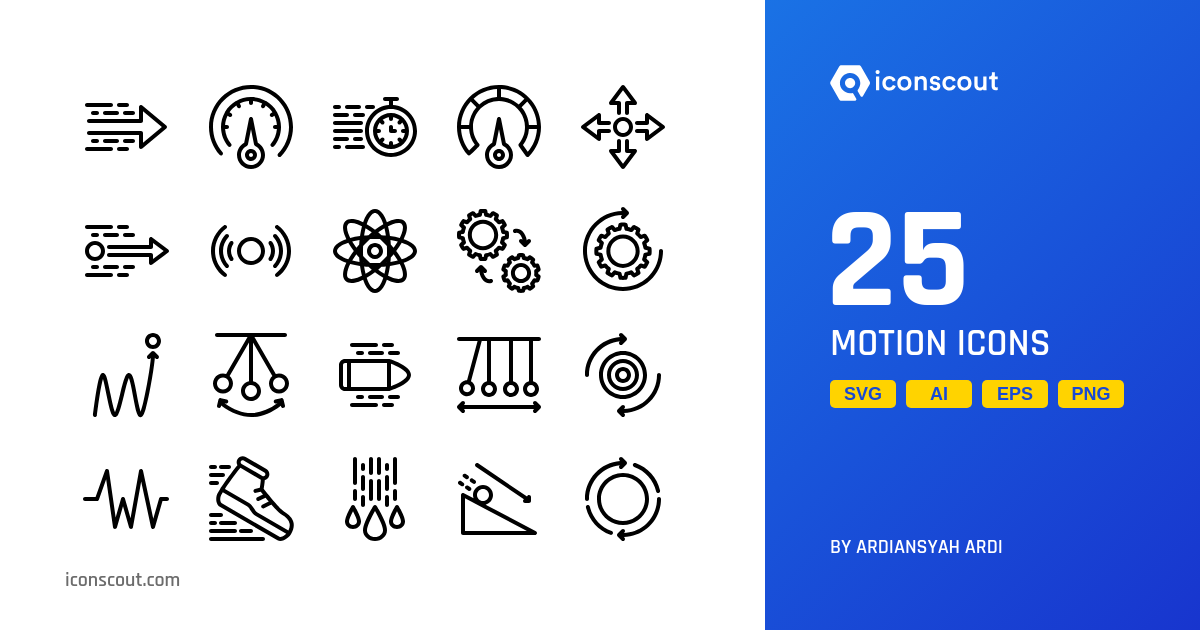 Download Motion Icon pack Available in SVG, PNG & Icon Fonts