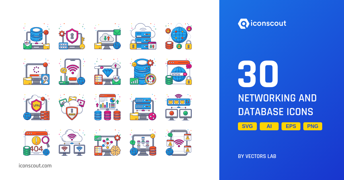 Networking And Database Icon Pack - 30 Free Download Network & Communication Icons | IconScout